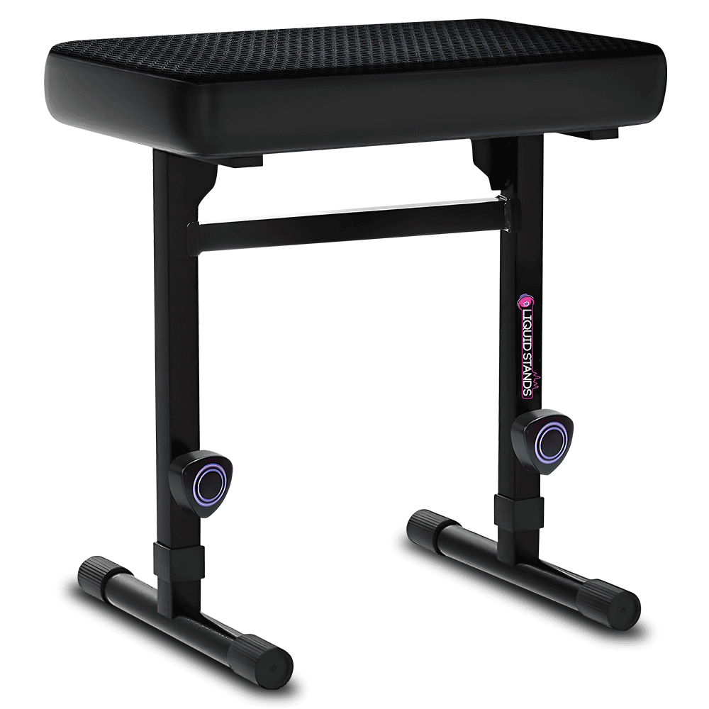 Adjustable Keyboard Bench Seat with Mesh Cushion – Liquid Stands