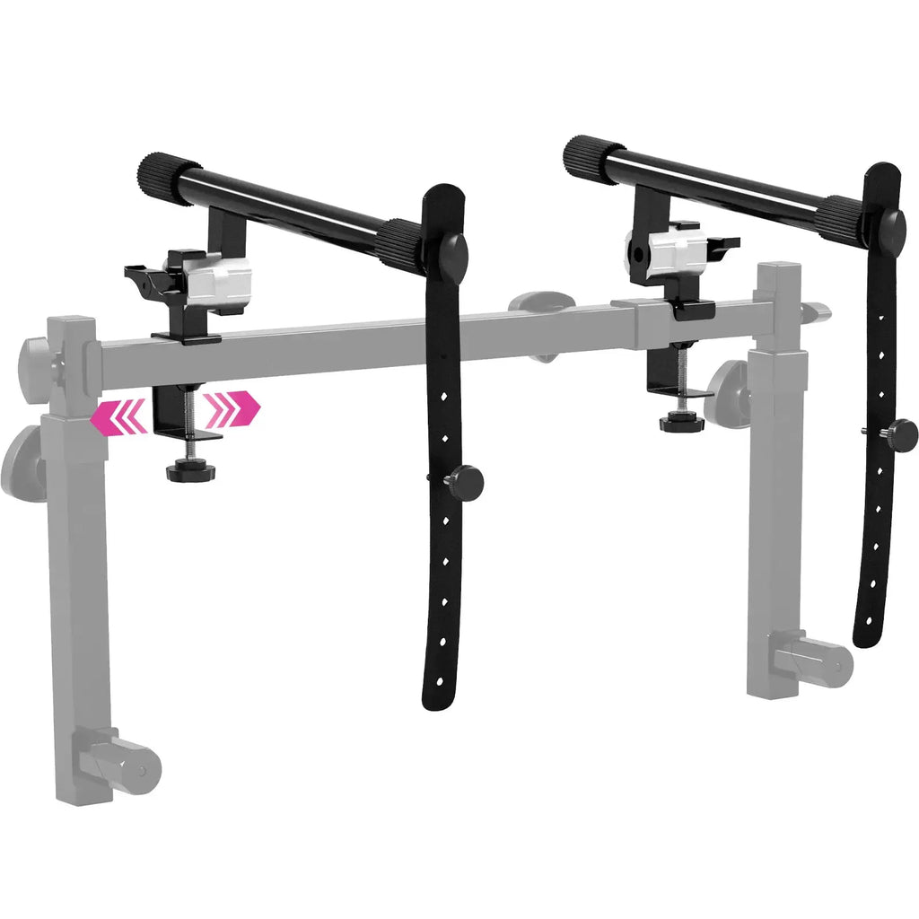Adjustable 2-Tier Keyboard Stand Extender - Arms Only - Liquid Stands